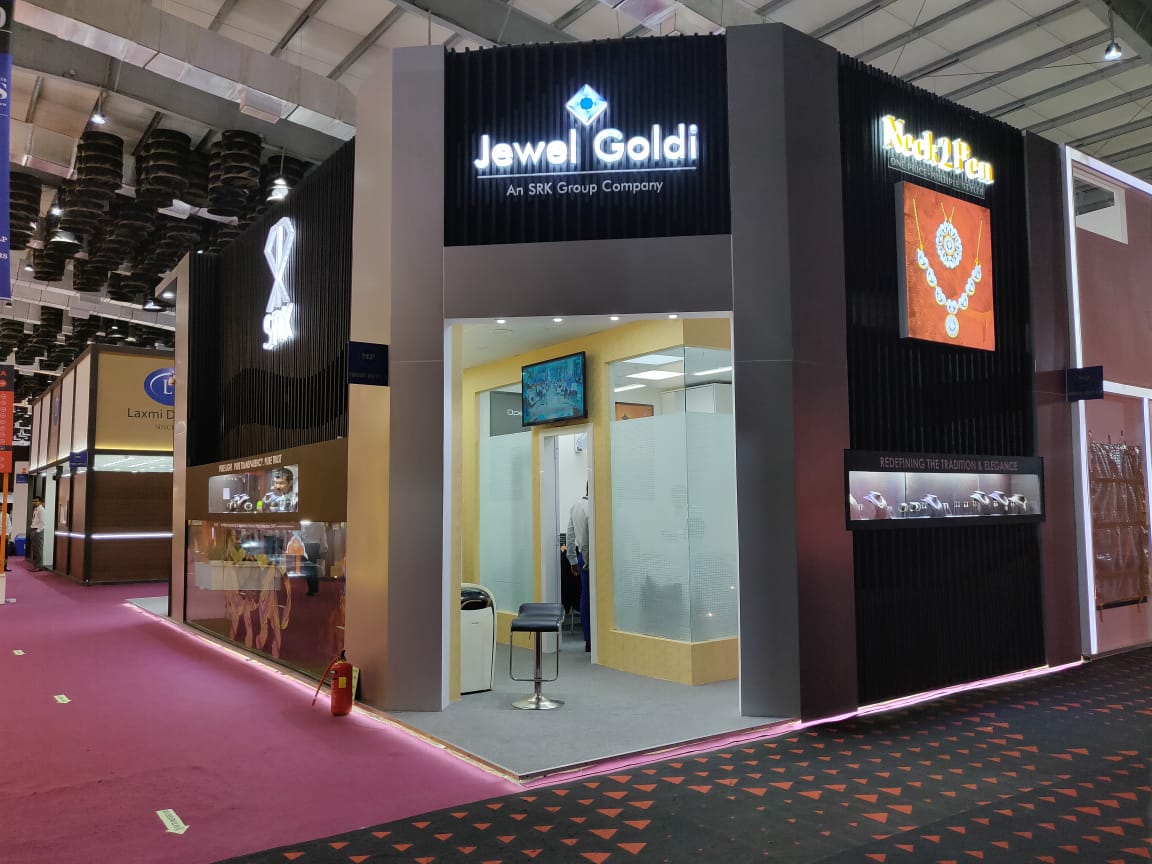 Jewellery Exhibition Stall Designer | Jewellery stall contractor ...